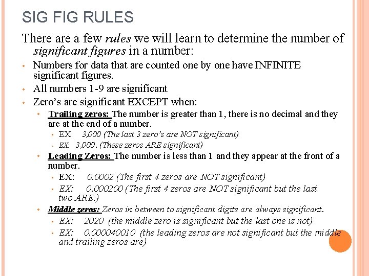 MEASUREMENT Numbers are very important in science and
