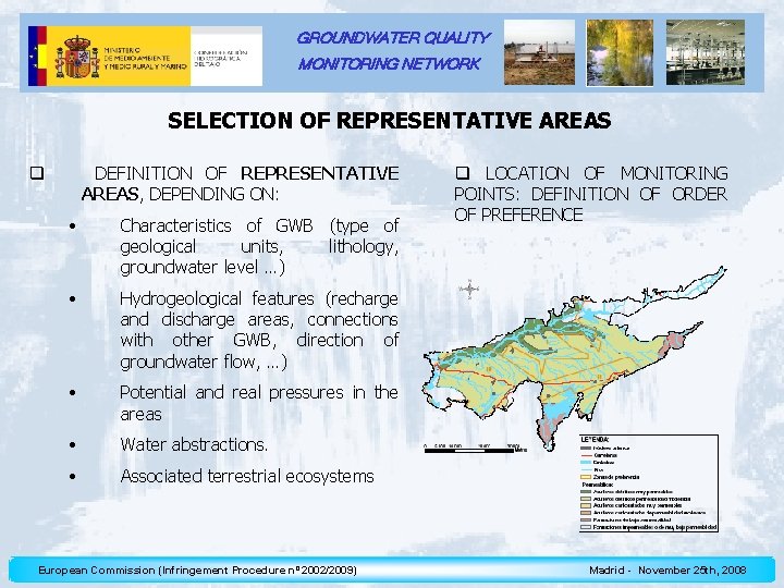 GROUNDWATER QUALITY MONITORING NETWORK DESIGN OF THE GROUNDWATER