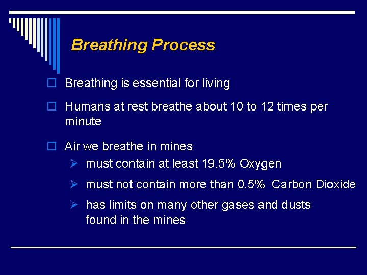 Control of Airborne Respirable Dust Hazards A Training