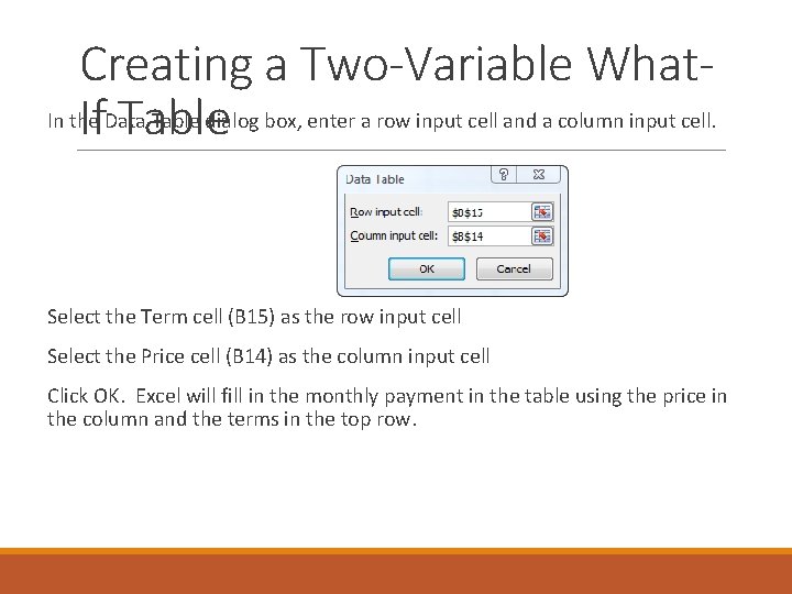Microsoft Excel Models and Functions ACCT 5329 Microsoft