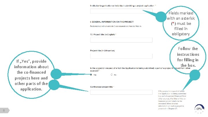 Application Form 1 1 Choose the application form