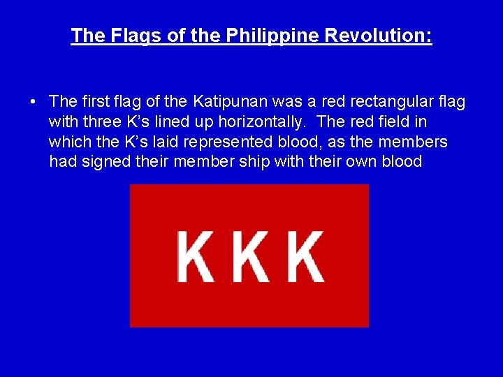 The Filipino Flags and Colonialism 1890sPresent Day Reece