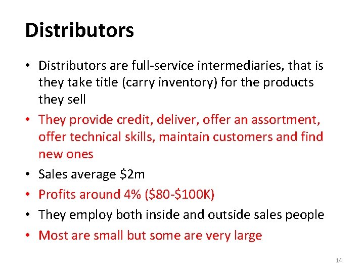 Chapter 11 Managing Business Marketing Channels Power Point