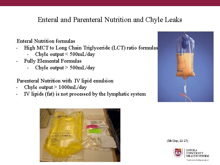 Nutrition Intervention in Pulmonary Disease Optimizing the LAM