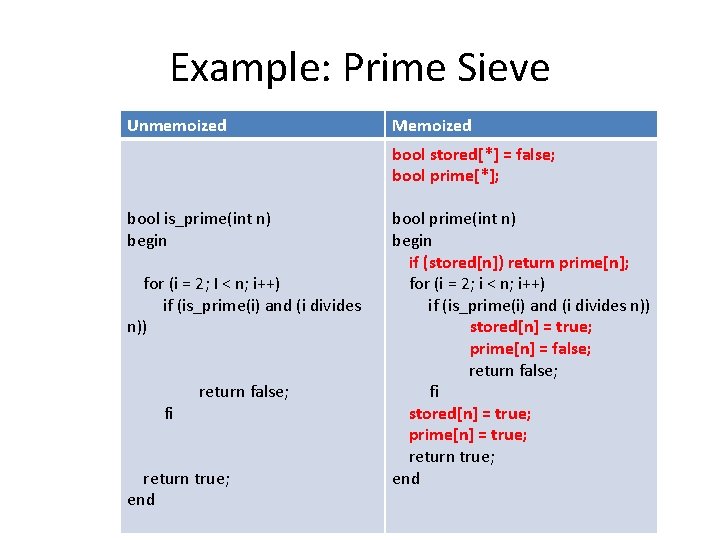 Memoization Gone Wild Generalized Computational Caching Micah Beck