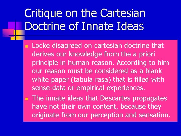 John Locke and modern empiricism Third Lecture Biographical