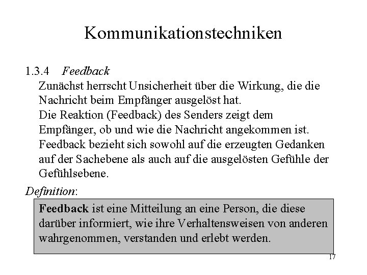Kommunikation Fhrung Teamwork Ziele Sensibilisierung auf den Faktor