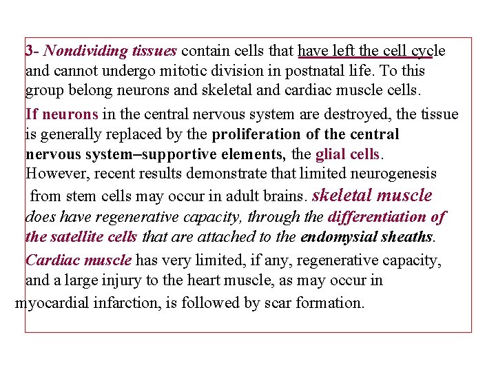 Chapter 3 Tissue repair Regeneration Healing Fibrosis Critical