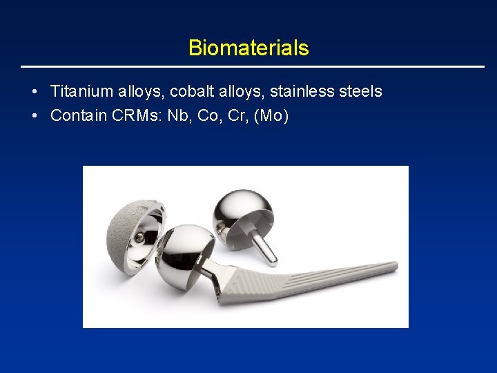 Intermetallics as innovative CRMfree materials Pavel Novak 1