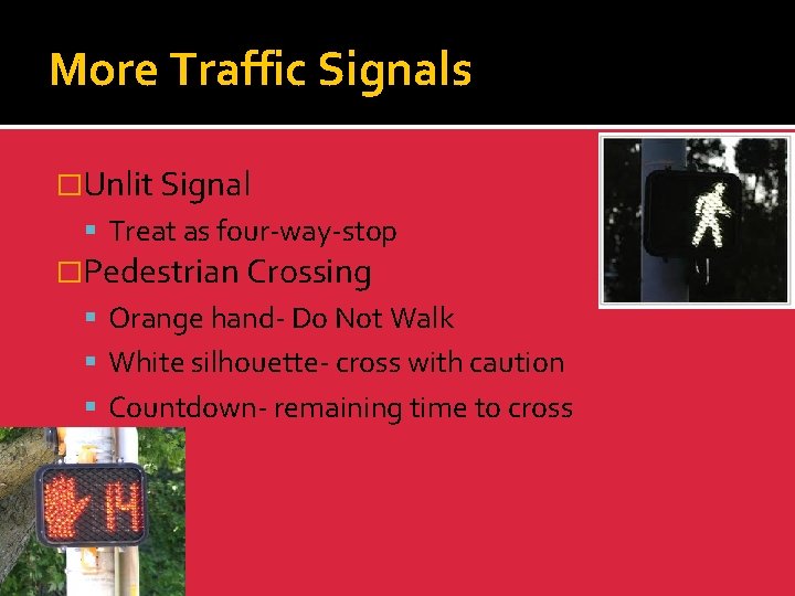 1 Describe difference between a shared leftturn lane