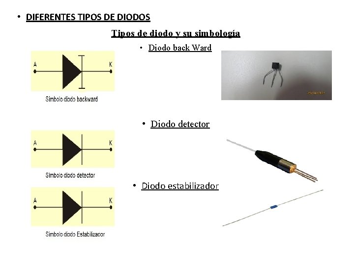 AS FUNCIONAN LOS DIODOS Contenido Estructura de un