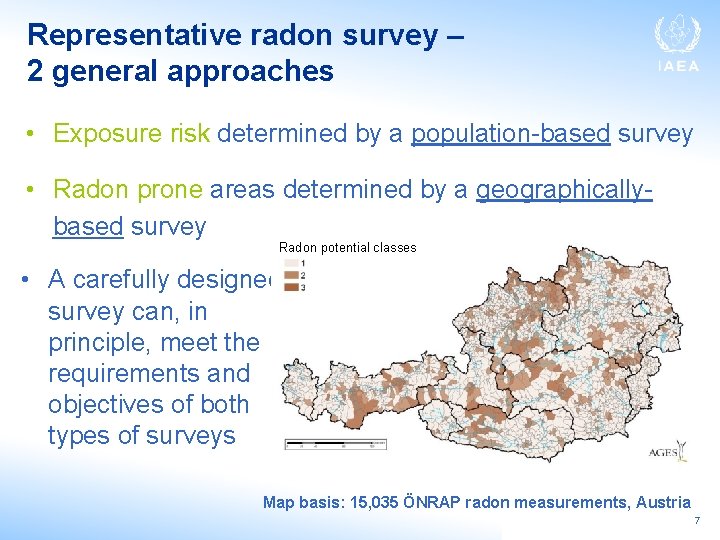 International Atomic Energy Agency Learning programme Radon gas