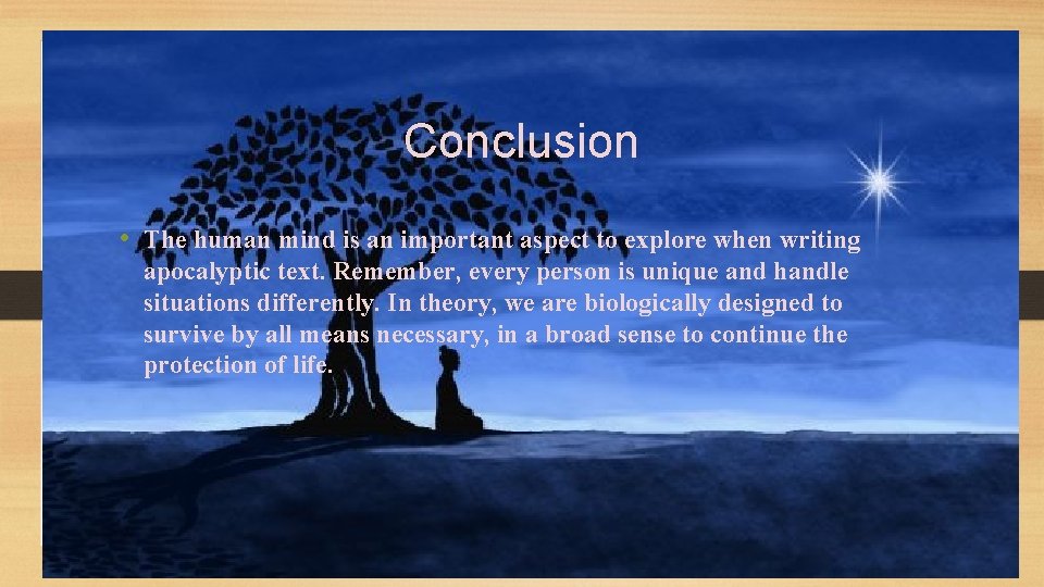 Human Behavior in the Post Apocalypse By Tajay