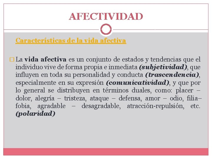 AFECTO LIC SUSAN SALAZAR DRA SOLANGE RIVAS AFECTIVIDAD