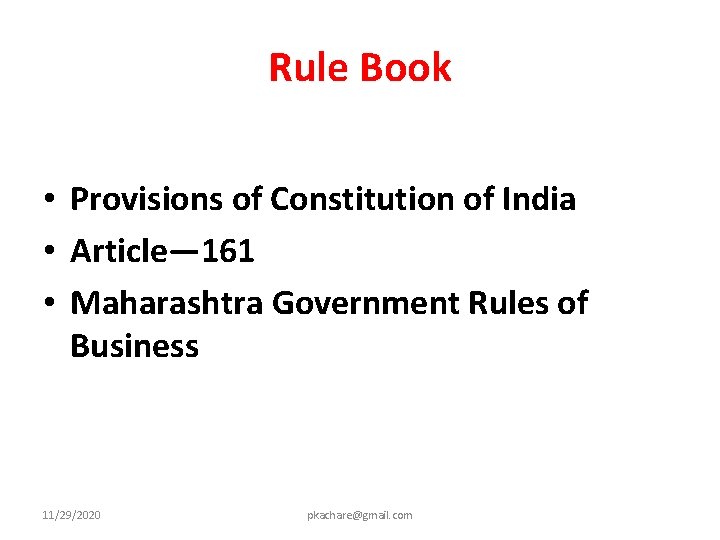 Structure of Public Governance in India Pralhad Kachare