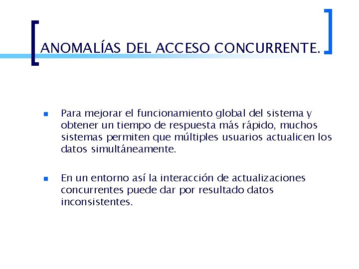 Introduccin A Las Bases De Datos Conceptos Bsicos