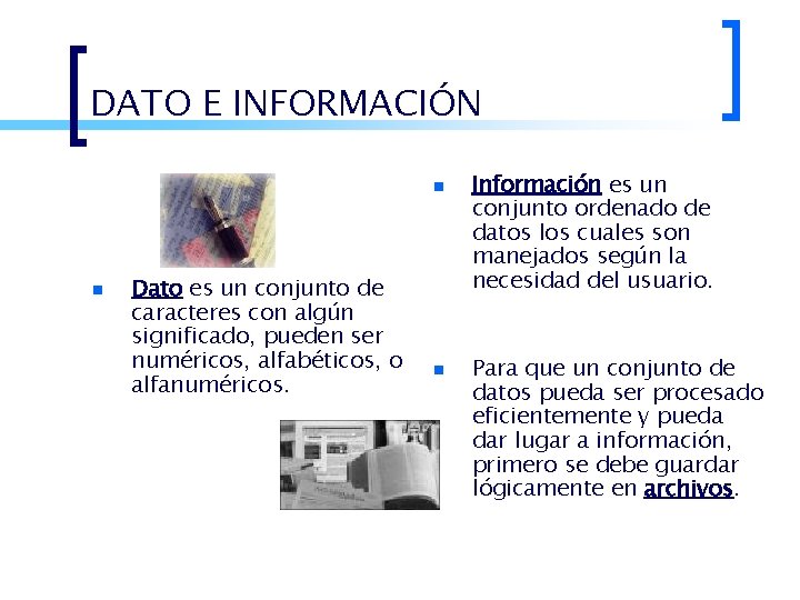 Introduccin A Las Bases De Datos Conceptos Bsicos