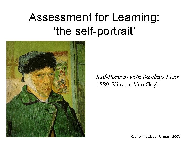 Assessment the bigger picture Approaches to learneroriented assessment