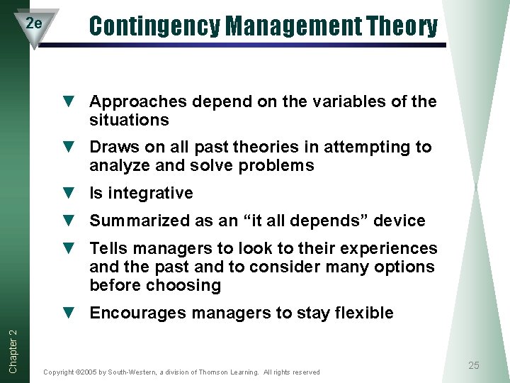 Management Thought Past and Present Chapter 2 MANAGEMENT