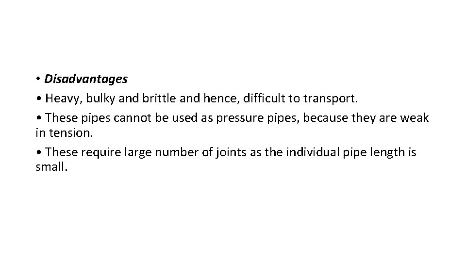 Sewer system Types shapes size and materials of