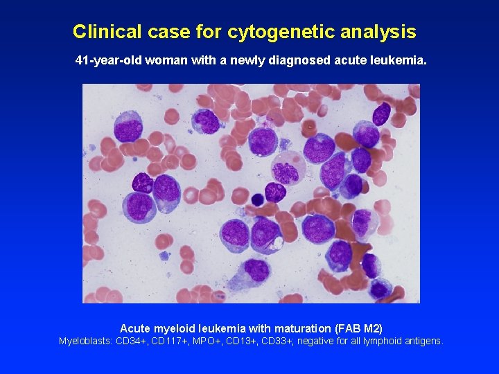 Can Cytogenetics and FISH survive in the modern