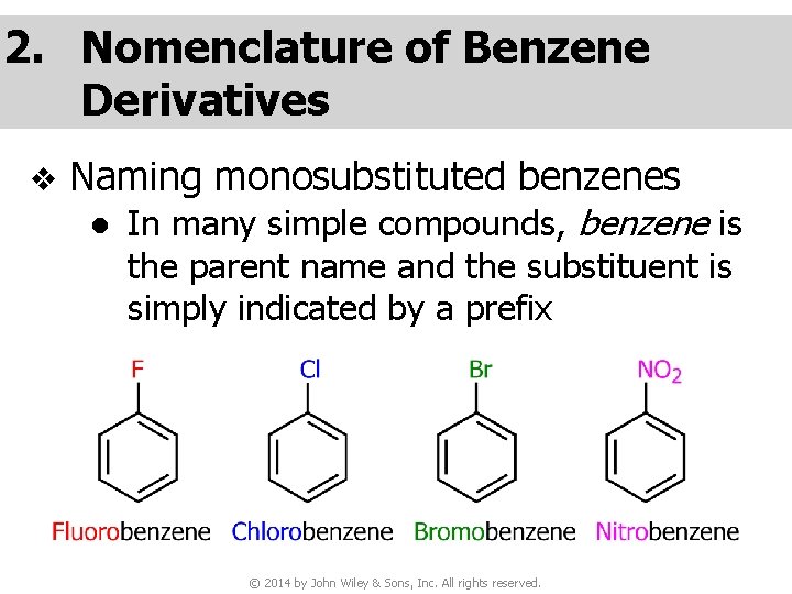 Chapter 14 Aromatic Compounds Created by Professor William