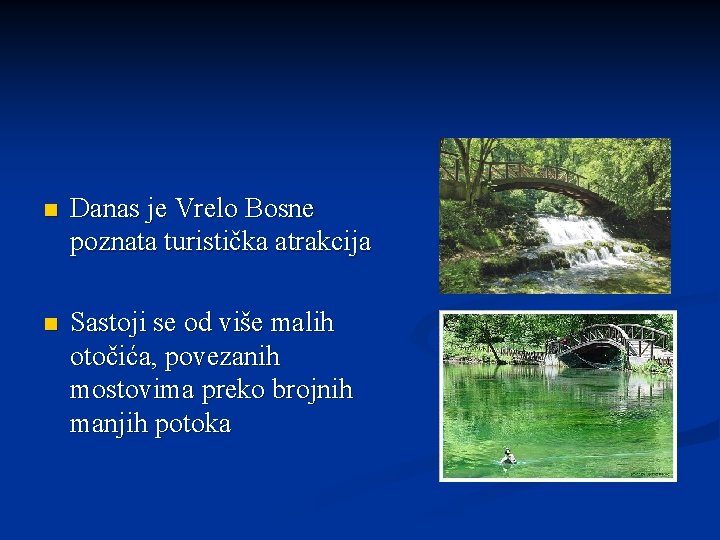 Izvor rijeke Bosne i rijeka Miljacka Izvor rijeke