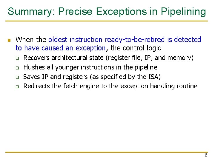 15 74018 740 Computer Architecture Lecture 7 OutofOrder