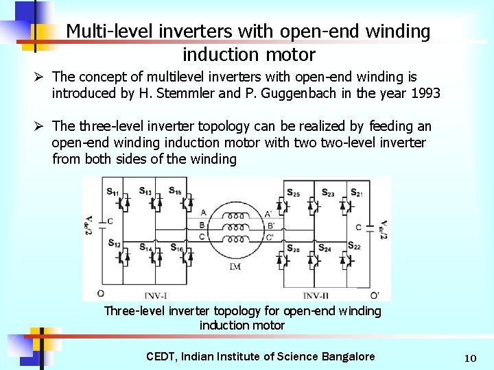 Multilevel Voltage Space Vector Generation for Induction Motor