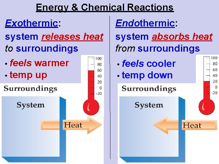 ENERGY CHANGES REACTION RATES Section 1 Energy Reactions