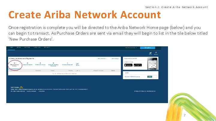 Ariba Light Account Supplier User Guide Contents Slide