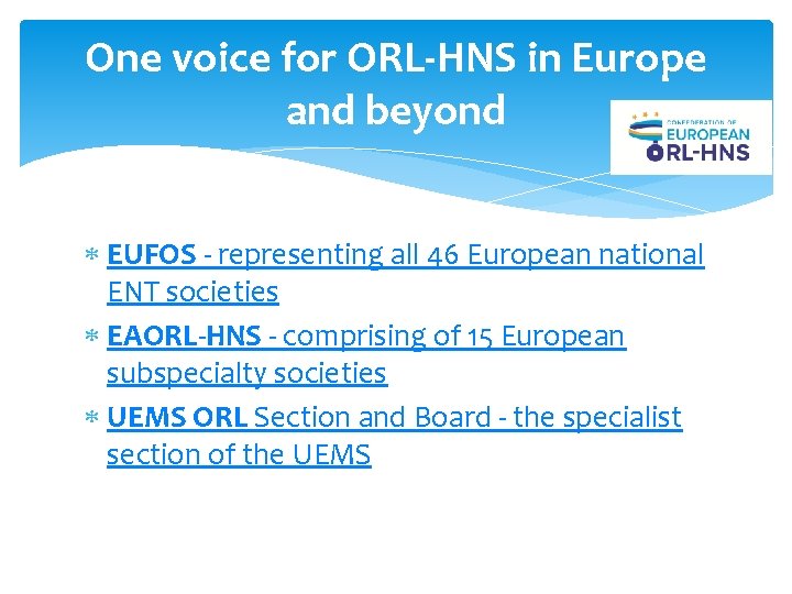 European fellowship programmes Rhinology Head Neck Surgery and