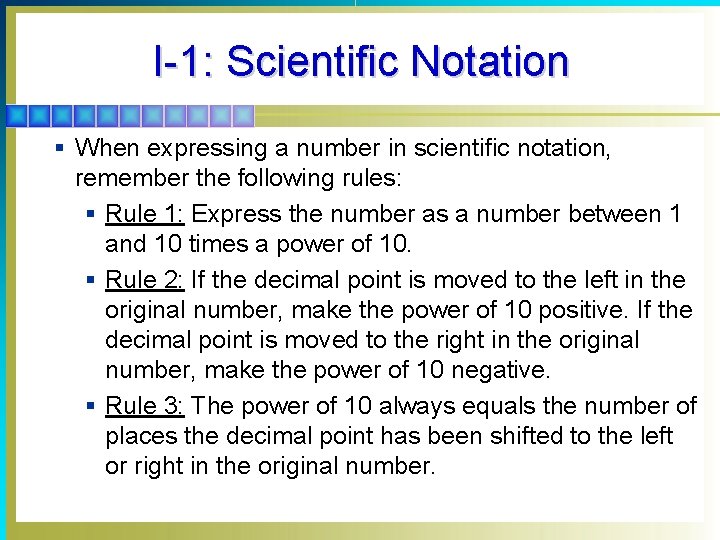 Introduction to Powers of 10 Topics Covered in