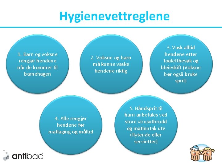 Hygienekurs barnehageansatte Del 1 basis dekker grunnleggende behov