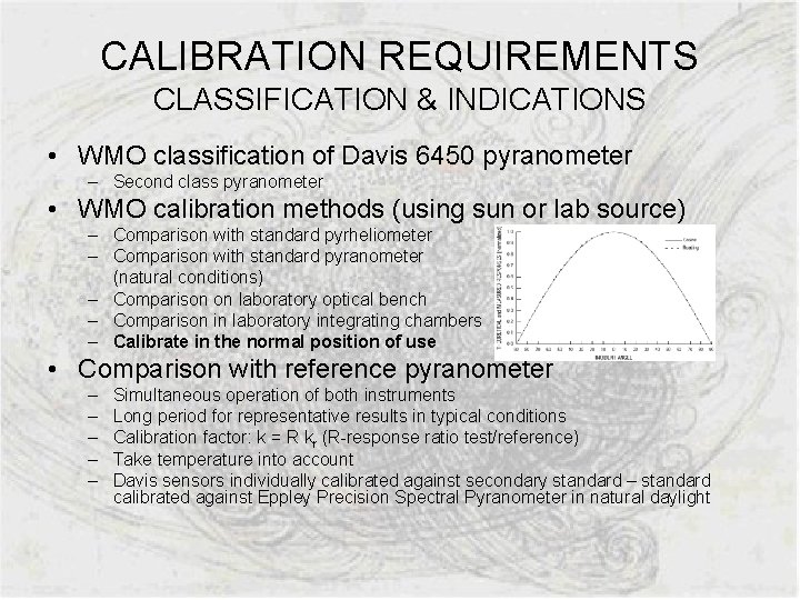 SOLAR RADIATION ContextImportance of solar radiation measurements Energy
