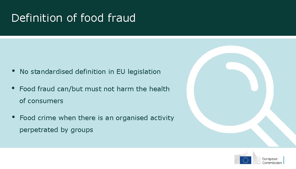 Challenges related to food fraud prevention and detection