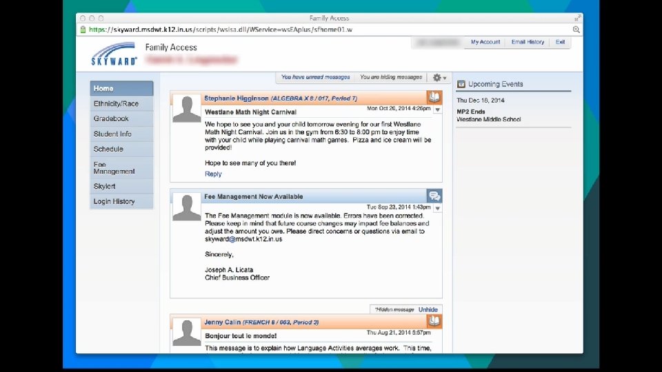 Welcome Parents SKYWARD PARENT ACCESS WORKSHOP Todays Agenda