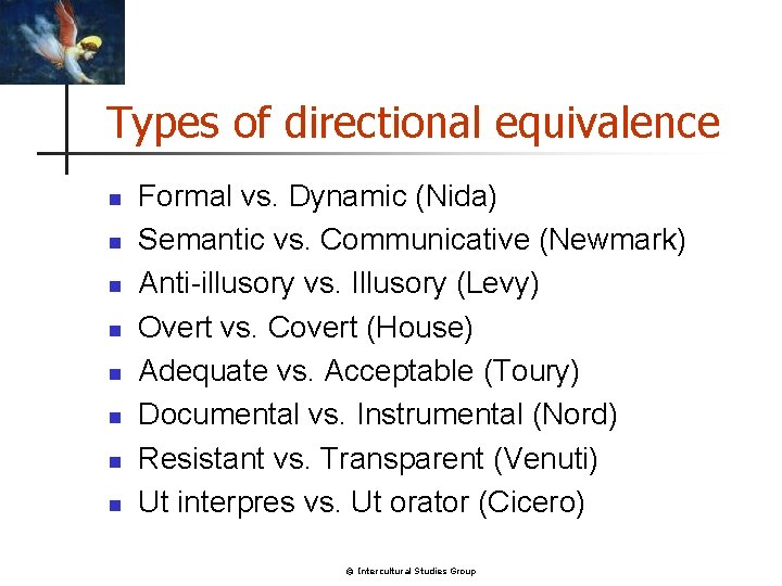 What happened to equivalence Anthony Pym Intercultural Studies