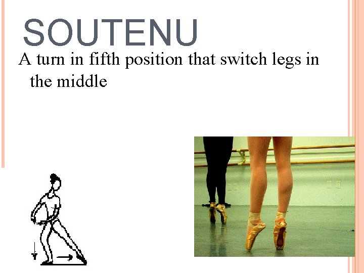 BALLET VOCABULA RY DEVANT To the Front DERRIERE