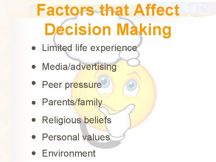 Decision Making Process Steps that enable you to