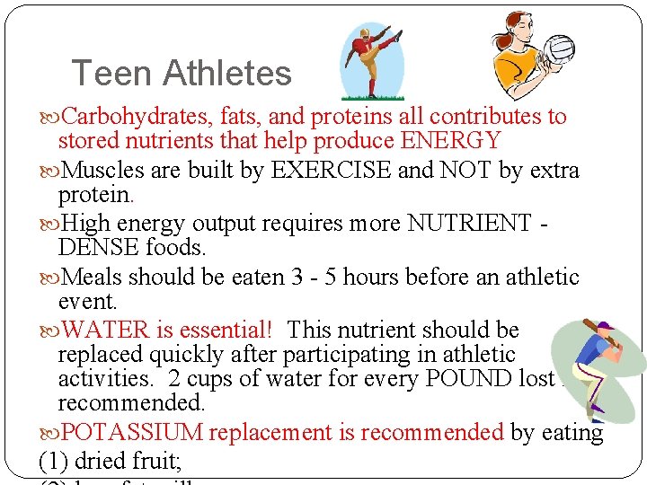 THE CHANGING NUTRITIONAL NEEDS ACROSS THE LIFE CYCLE