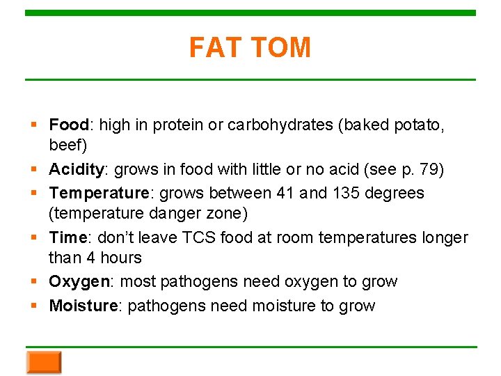 Chapter 2 Keeping Food Safe Copyright 2011 by