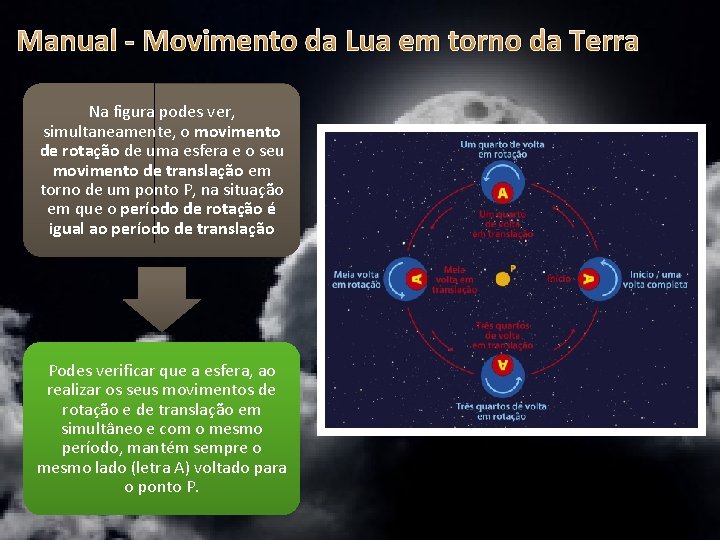Vdeo Movimentos e fases da Lua O planeta