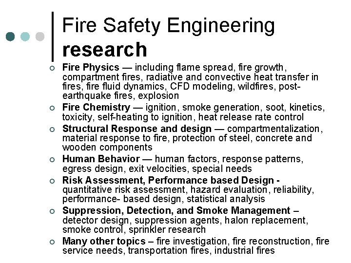 Enclosure Fire Dynamics Chapter 1 Introduction Chapter 2