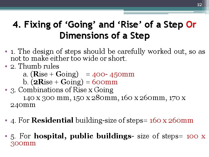 1 Construction Technology1 STAIRS STAIRCASES SECTION II 2