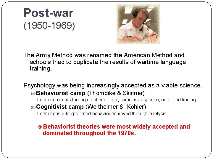 Whither the Language Lab Virginia Scott Army Method