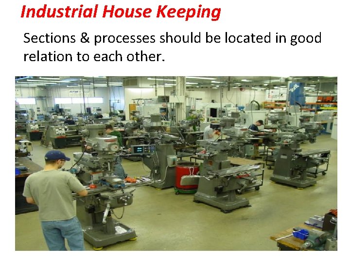 Industrial Safety Management Work Premises Housekeeping House Keeping