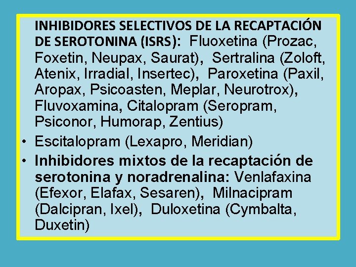 LOS PSICOFARMACOS FARMACOLOGIA U N E R G