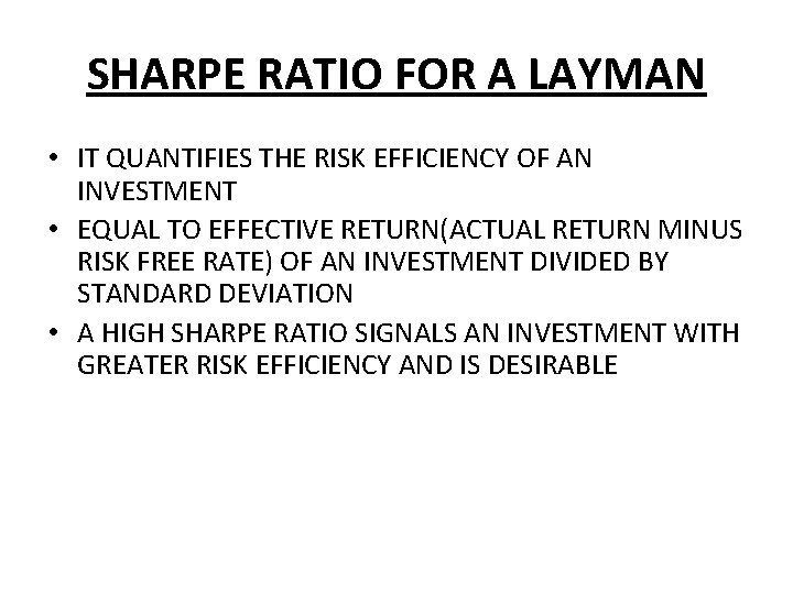 BUILDING SHARPE OPTIMIZATION STOCK PORTFOLIOS AND PERFORMANCE ANALYSIS