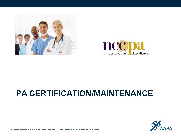 PA Certification Tricia Marriott PAC MPAS AAPA Director